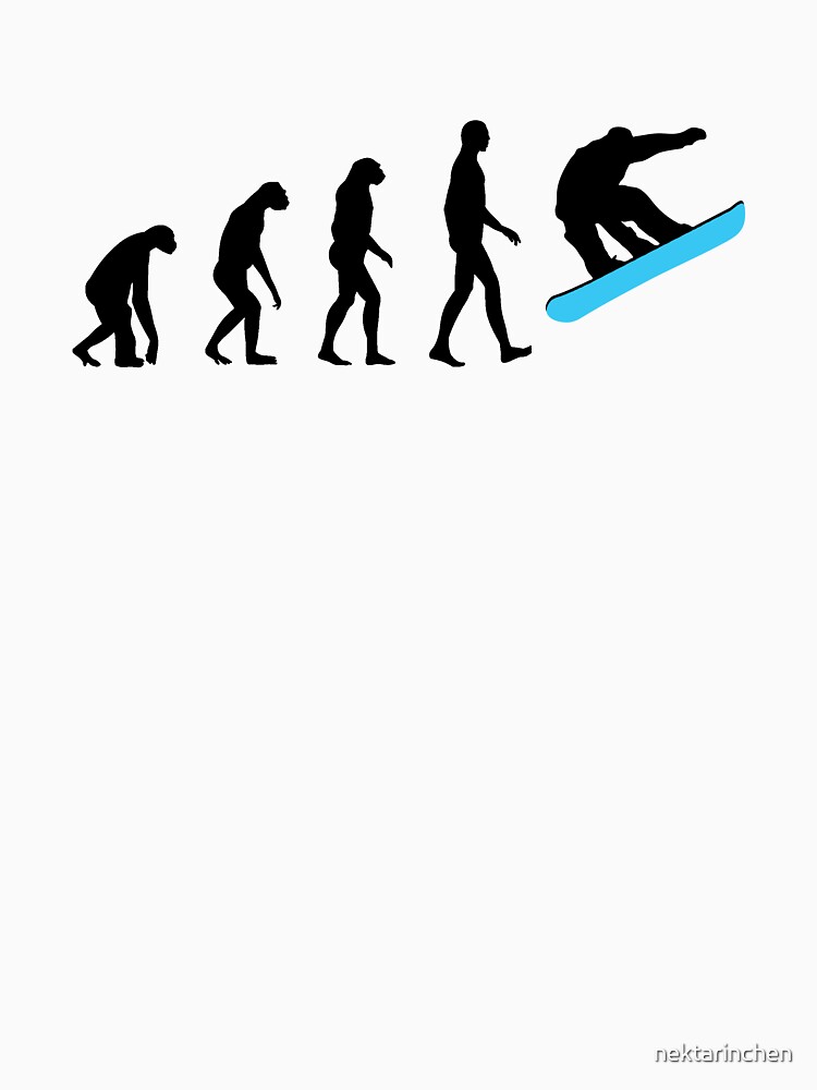 "Evolution Snowboard" T-shirt for Sale by nektarinchen | Redbubble ...