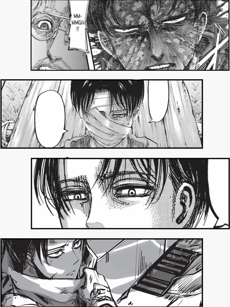 "Levi Ackerman Attack On Titan Shingeki No Kyojin Anime Manga Panel ...