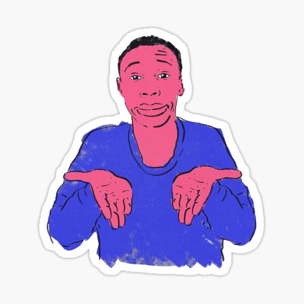 Sticker « Khaby Lame Dessin », par SpicyLife | Redbubble