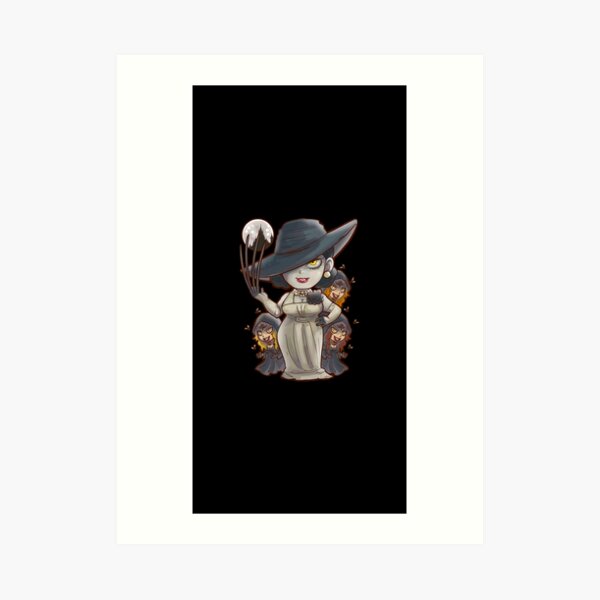 "Lady Dimitrescu - RE8 Village fanart" Art Print by Minotaur101 | Redbubble