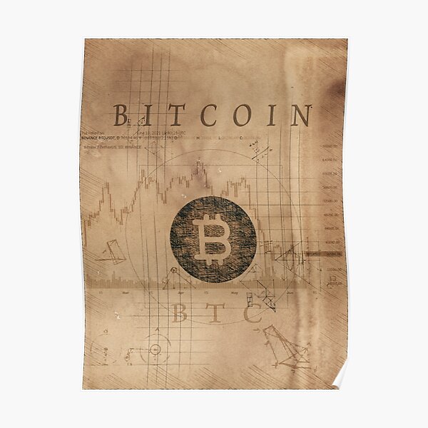 "BITCOIN VINTAGE INVENTION " Poster for Sale by ftimagens | Redbubble