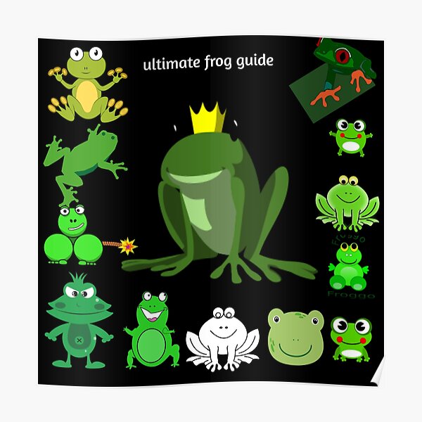 "ULTIMATE FROG GUIDE" Poster by SADDIQ13 | Redbubble
