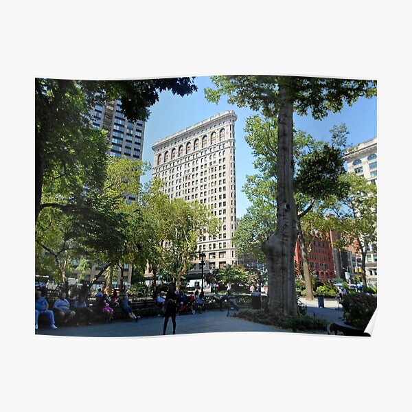 "Madison Square Garden Park Manhattan New York Design" Poster for Sale ...