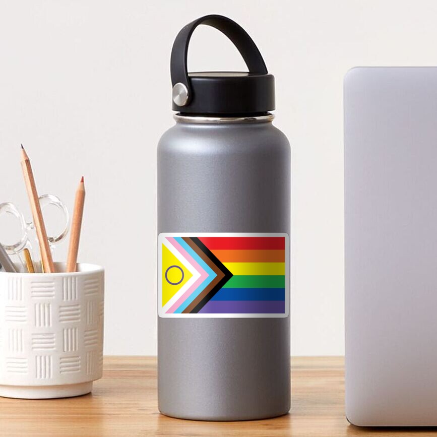 New 2021 Intersex Inclusive Progress Pride Flag Sticker For Sale By