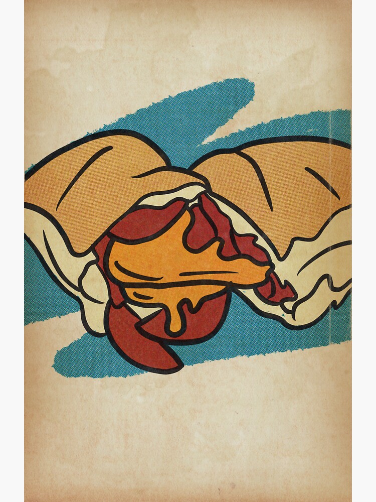 "Pepperoni Roll" Sticker for Sale by LoganElliottArt | Redbubble
