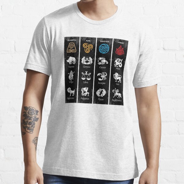 4 Elements Of Zodiac Signs T Shirt By Marcosty Redbubble