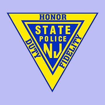 "New Jersey State Police" Sticker for Sale by lawrencebaird | Redbubble