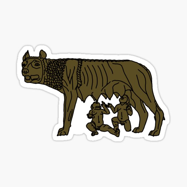 "Romulus and Remus " Sticker for Sale by Ianwilson1205 | Redbubble