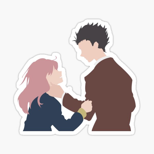 "A Silent Voice " Sticker by OtakuState | Redbubble