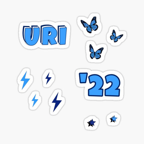 "URI Class of 2022 Sticker Pack" Sticker by brookeee101 | Redbubble