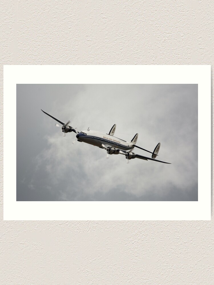 "Lockheed Constellation" Art Print for Sale by Nigdaw | Redbubble