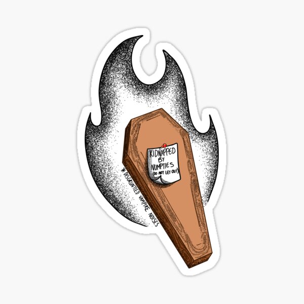 "Carry on Simon snow series Baz Pitch coffin" Sticker for Sale by ...