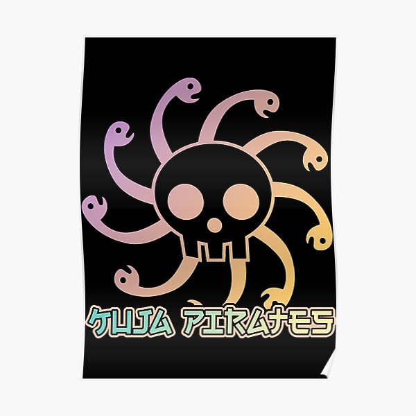 Kuja Pirates Jolly Roger Poster By Rullo970 Redbubble