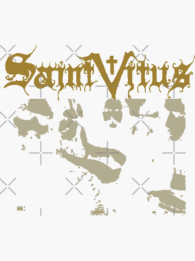 "Classic Saint-Greatest Vitus Logos" Sticker for Sale by angelasahrif ...