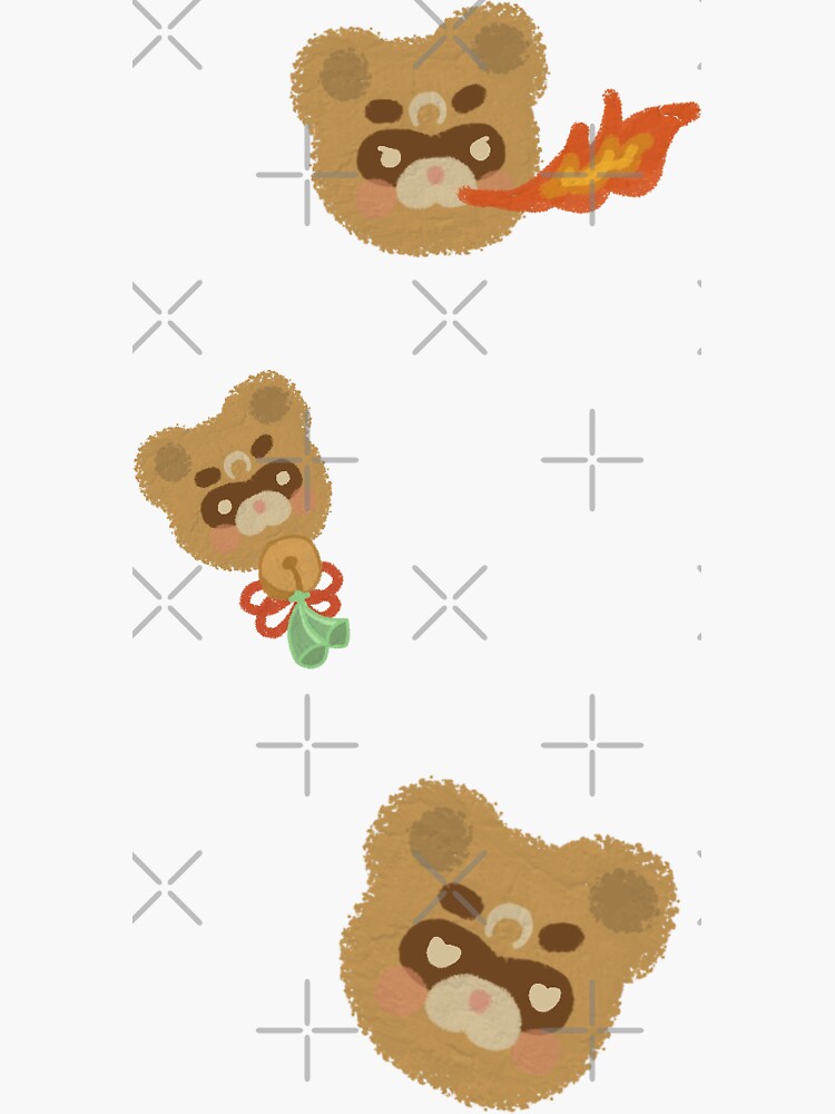 "Genshin Impact Xiangling Guoba" Sticker by hugbeom | Redbubble