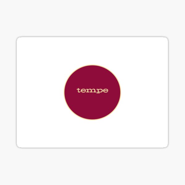 "tempe az circle" Sticker for Sale by melvio | Redbubble