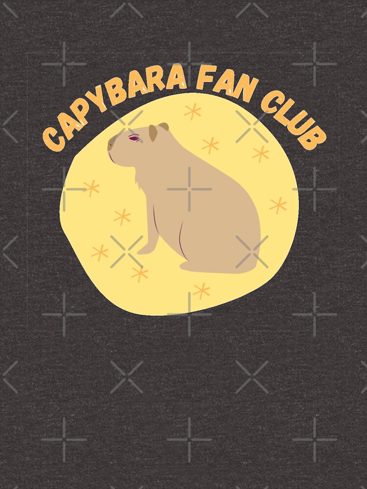 "Capybara Fan Club" T-shirt by sunnySaraV | Redbubble