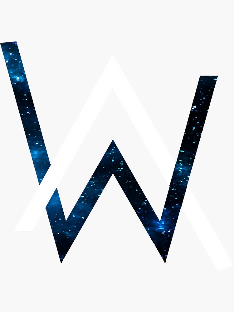 "AW Space Logo " Sticker by Figgs03 | Redbubble