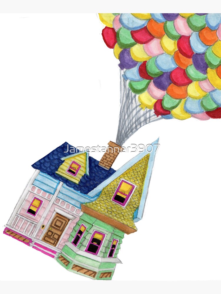 "UP HOUSE" Sticker for Sale by Jamestanner3907 | Redbubble