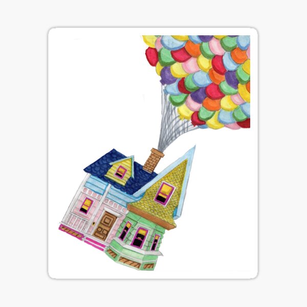 "UP HOUSE" Sticker for Sale by Jamestanner3907 | Redbubble