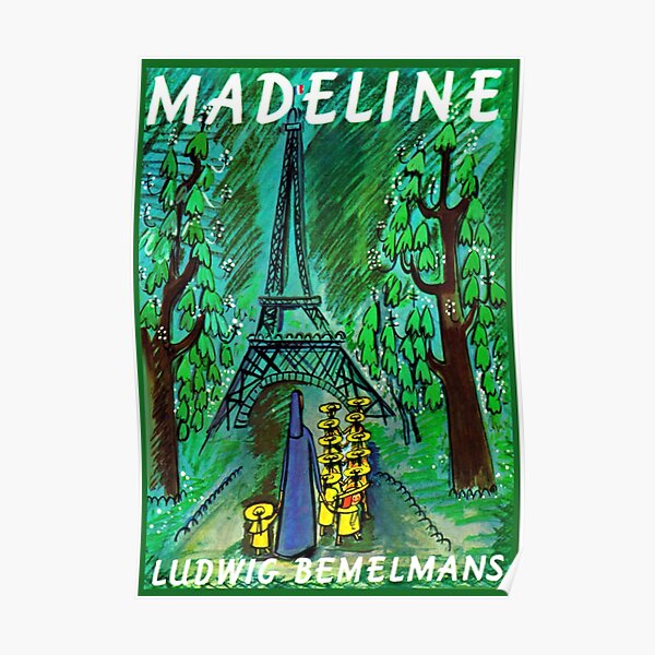 "Madeline Vintage Children's Book Cover " Poster for Sale by booksnbobs ...