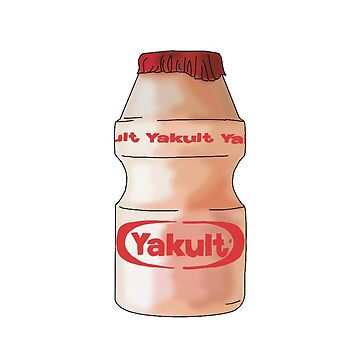 Pegatina for Sale con la obra «Bebida probiótica Yakult» de doodlesbydaffy | Redbubble