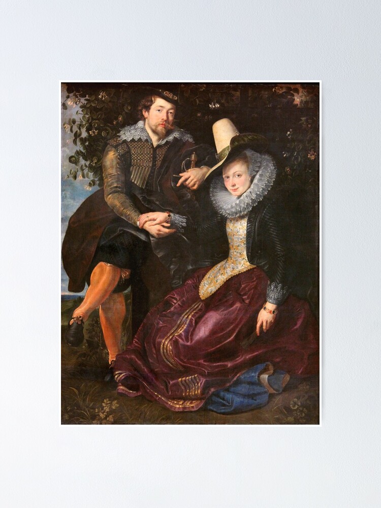 Póster «Peter Paul Rubens. Autorretrato con su esposa Isabella Brant ...