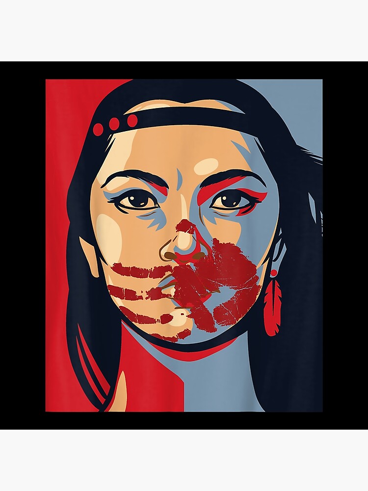 MMIW Awareness Indigenous Woman Art Stolen Sisters Premium Matte ...