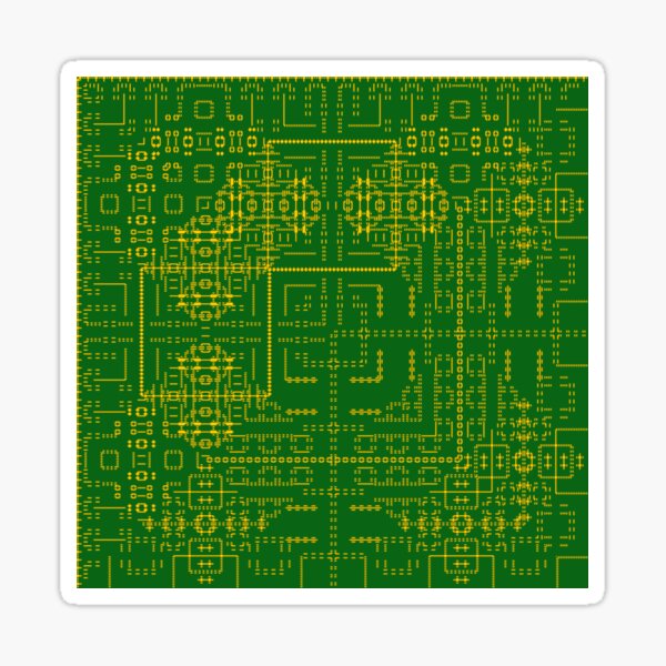 "Semiconductor" Sticker for Sale by halcyondecay | Redbubble