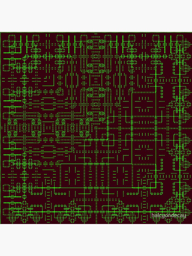 "Components" Sticker for Sale by halcyondecay | Redbubble