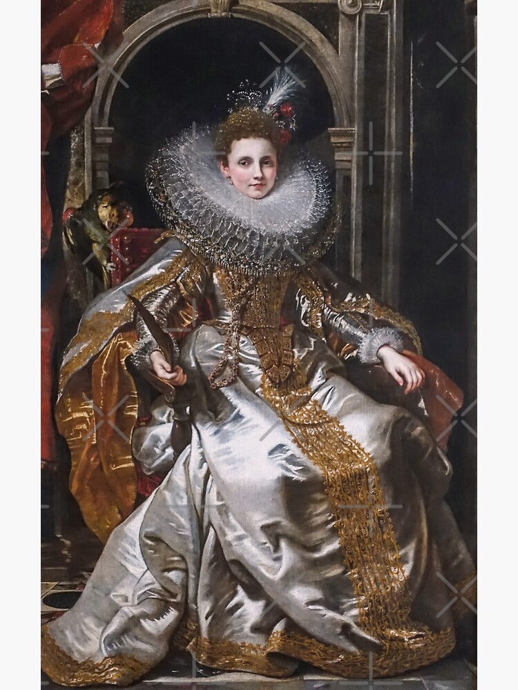 "Peter Paul Rubens. Portrait of the Marchioness Maria Serra Pallavicino ...