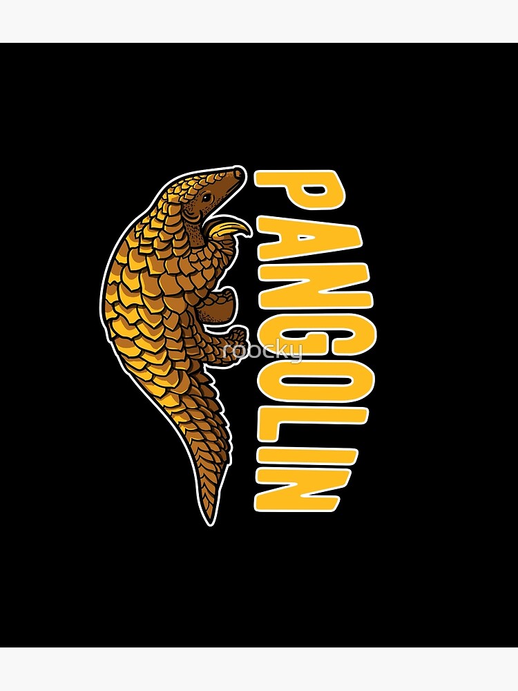 "Pangolin Animal" Poster for Sale by roocky | Redbubble