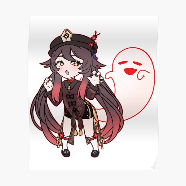 "Hu Tao" Poster by ThreadAliv | Redbubble