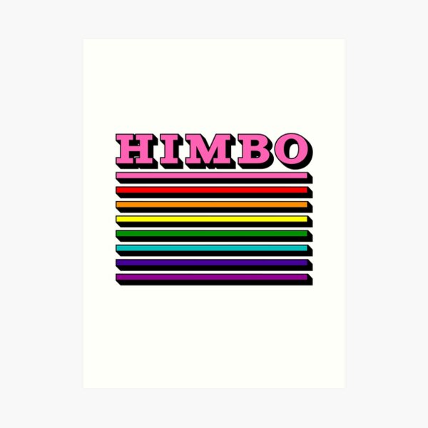 Lámina artística «Himbo con los colores de la bandera del arco iris del ...