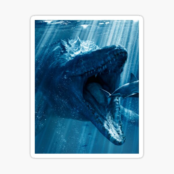 "Mosasaurus" Sticker by DixonsShop | Redbubble
