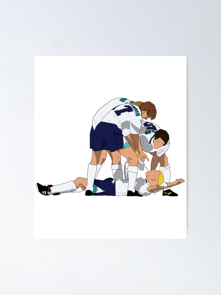 Gazza Euro 96 Dentist Chair Goal Celebration Poster By