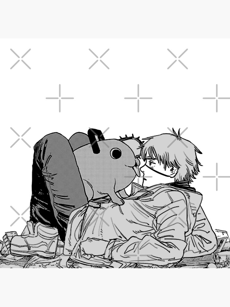 "Denji and Pochita - Chainsaw Man " Photographic Print by Anime-Express ...