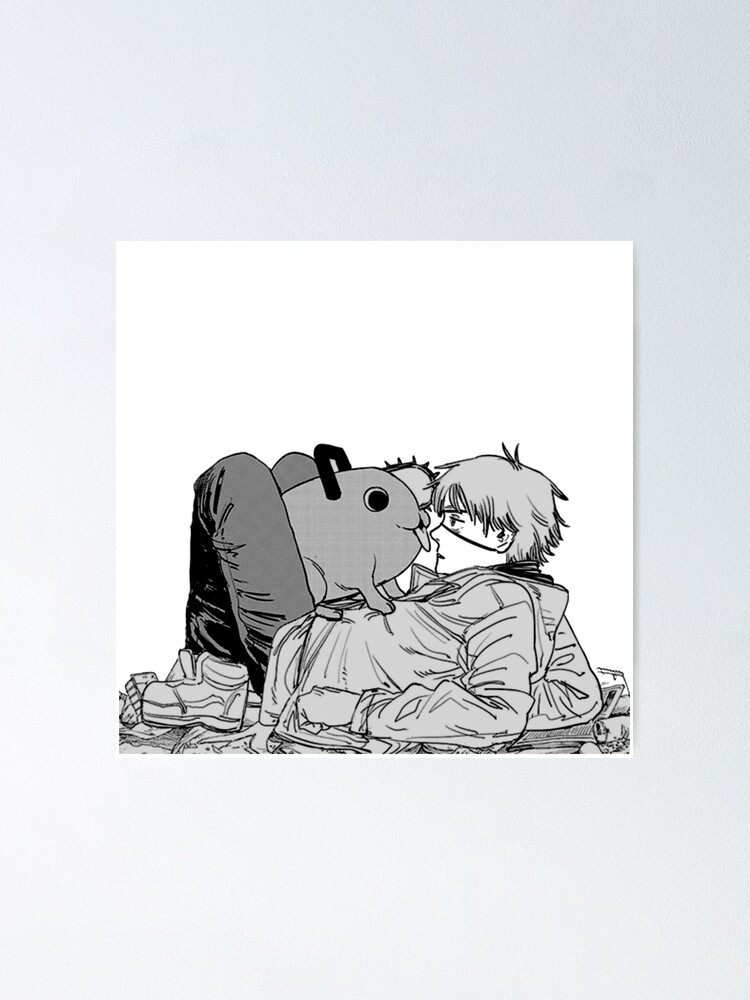 "Denji and Pochita - Chainsaw Man " Poster for Sale by Anime-Express ...