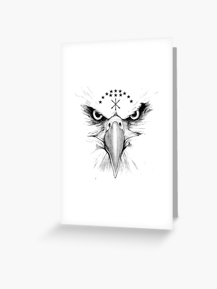 "logo of eagle adiga circassian" Greeting Card for Sale by Elbruz ...