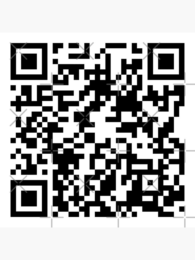 "Rick-roll QR-Code Youtube link Trick Friends" Art Print by ...