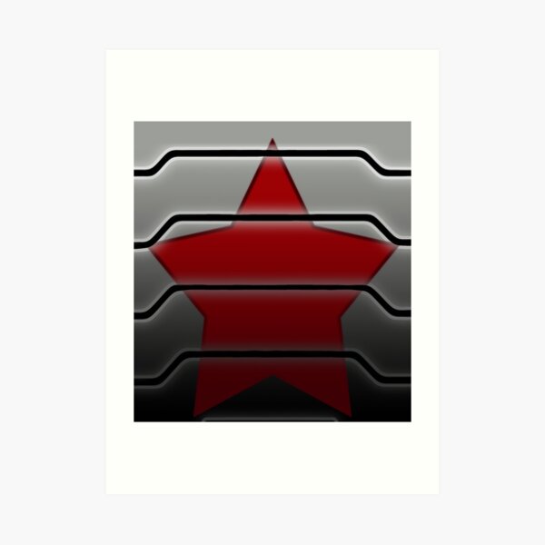 "Winter Soldier / Bucky Barnes Symbol" Art Print by Carilynne | Redbubble