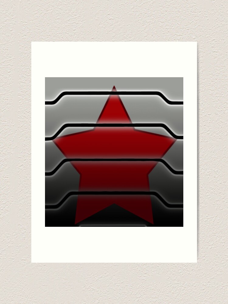"Winter Soldier / Bucky Barnes Symbol" Art Print by Carilynne | Redbubble
