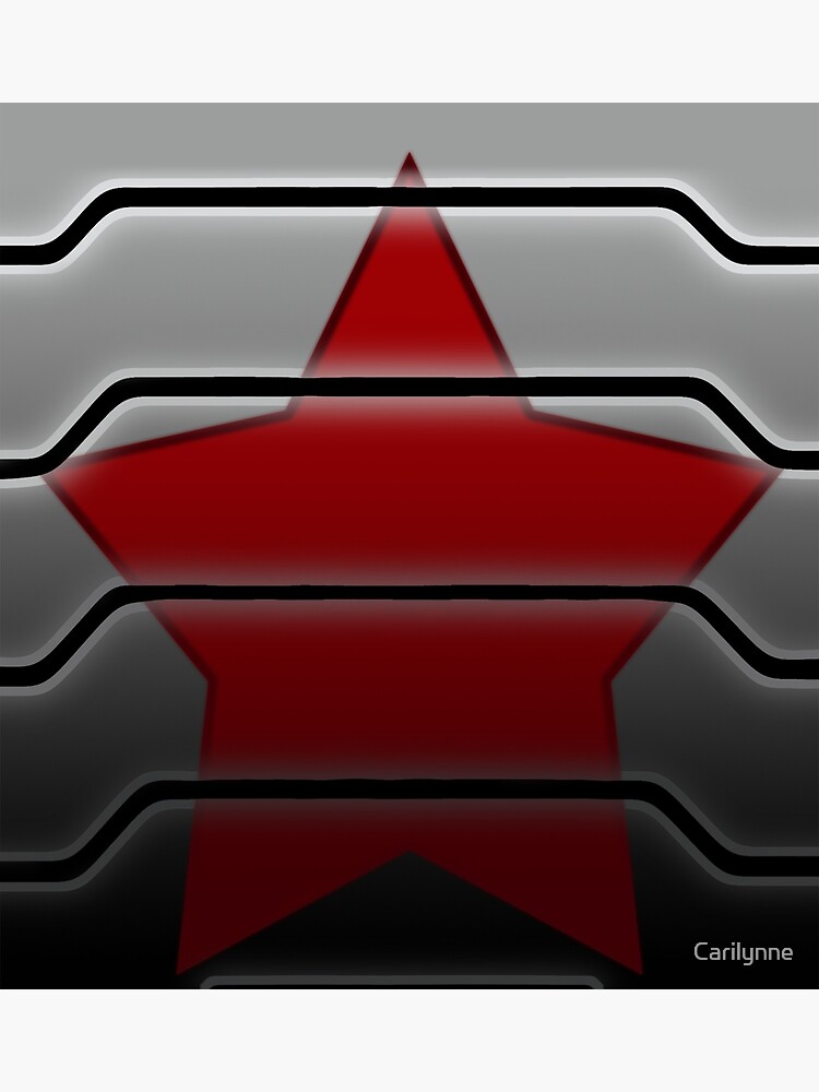 "Winter Soldier / Bucky Barnes Symbol" Art Print by Carilynne | Redbubble