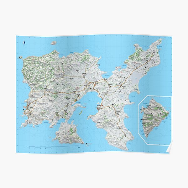 "Arma 3 Altis & Stratis Map HQ" Poster for Sale by Raildur | Redbubble