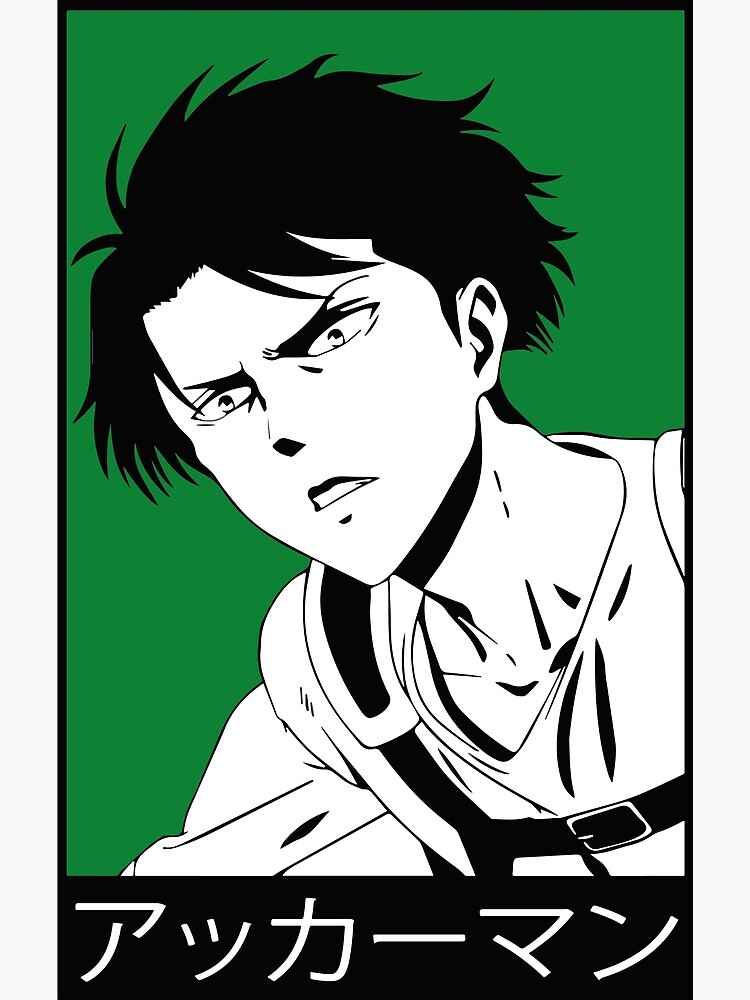 "Shingeki No Kyogin - Levi Ackerman Vector" Photographic Print by ...