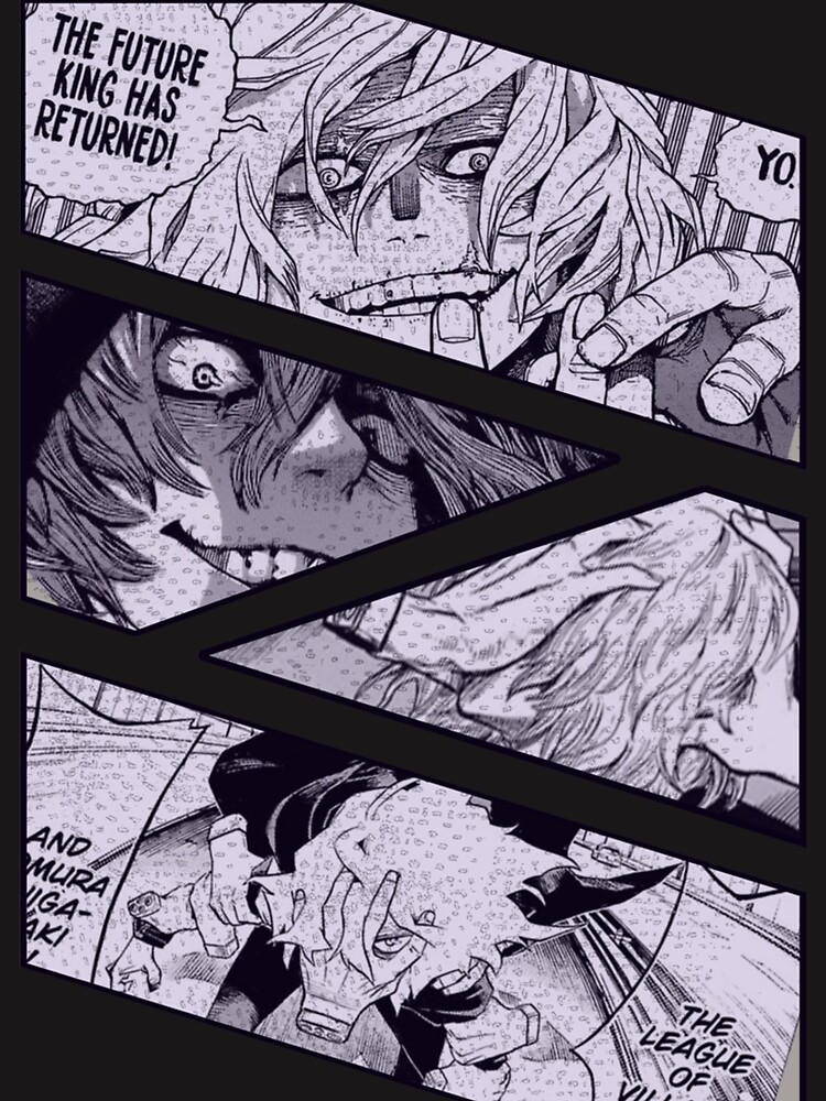 Tenko Shimura Tomura Shigaraki Manga Panels Design My Hero Academia Boku No Hero Academia
