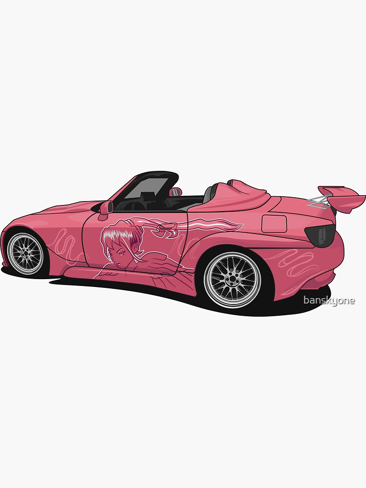 "2fast2furious SUKI's s2000" Sticker for Sale by banskyone | Redbubble