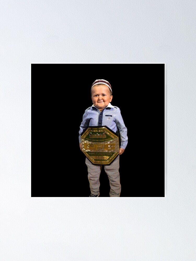 "Hasbulla" Poster for Sale by Todit-redbubble | Redbubble