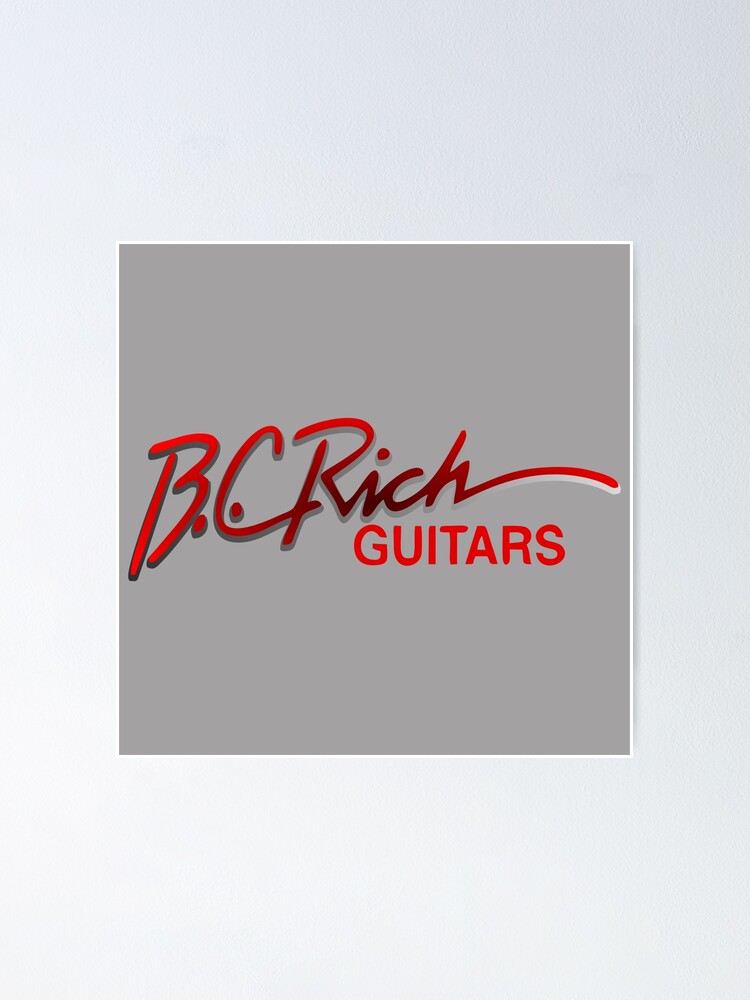 "Best Selling BC Rich Logo" Poster by elitaaika | Redbubble