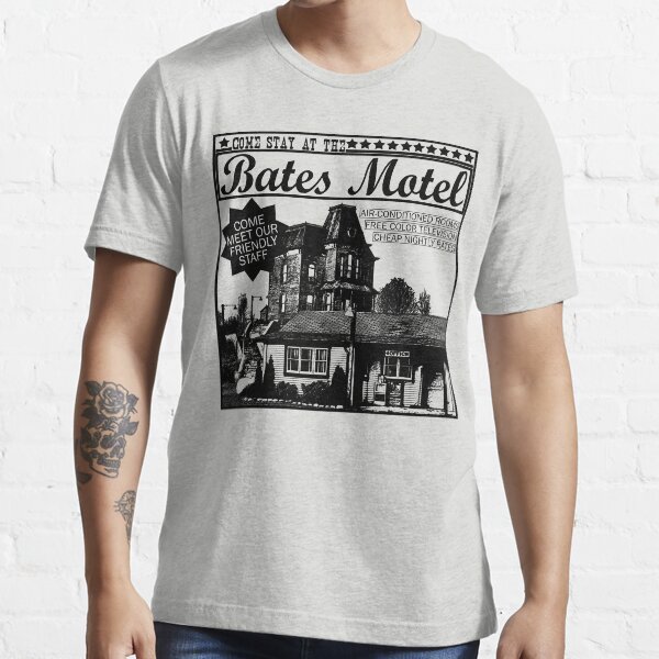 "Bates Motel - Black Type" T-shirt for Sale by RileyAckley | Redbubble ...